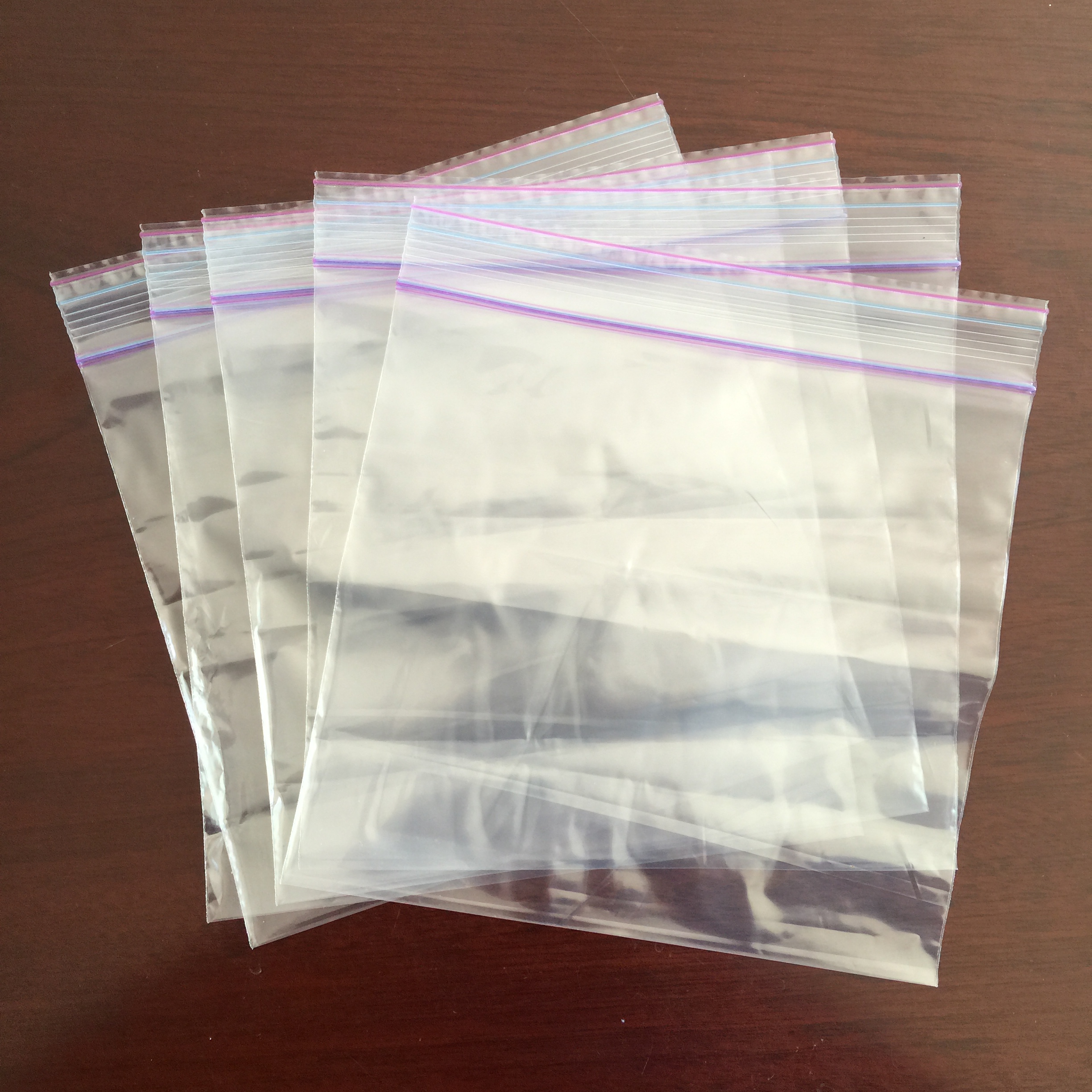 Clear poly zip bags leakproof plastic slider zipperbags A - QINGDAO ...